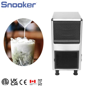 Snooker 25kg 35kg 55kg 75kg Commercial Mini Bullet Shape Ice Maker ...