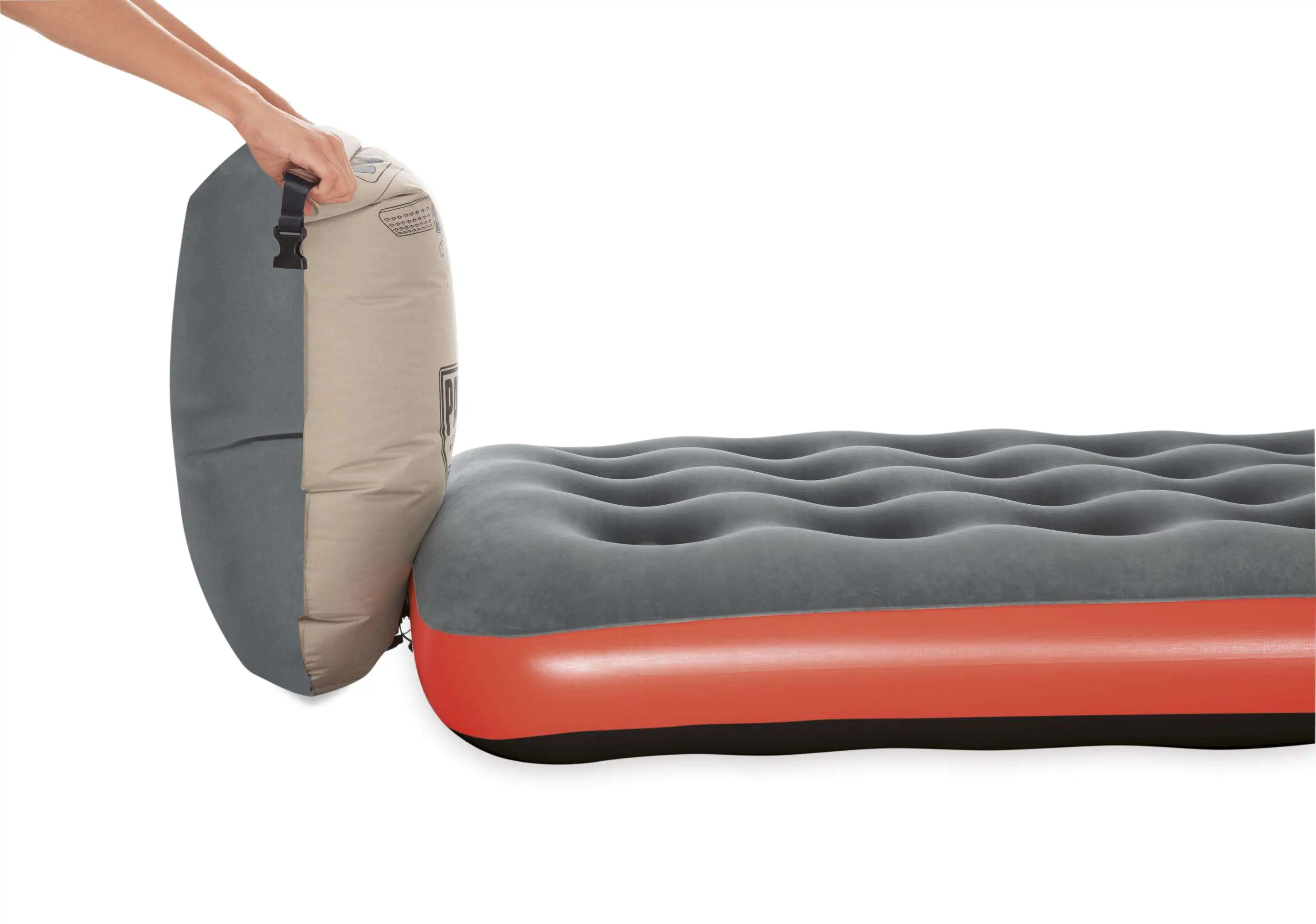 Cqc-10inflatable Air Bed Polyvinyl Chloride Flocking Camping Mattress ...