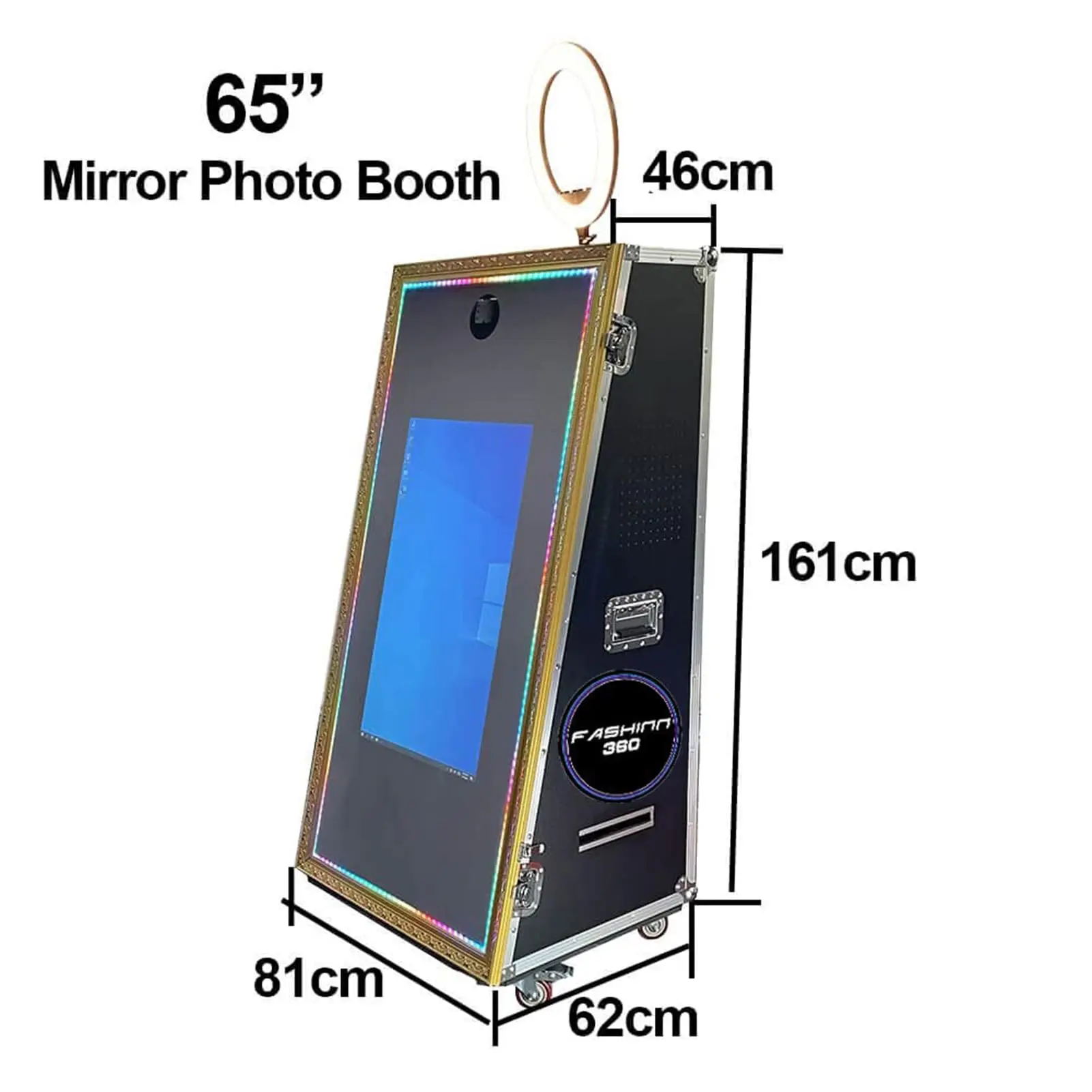 65 Inch Mirror Photo Booth For Party Party Photo Booth Mirror Selfie ...