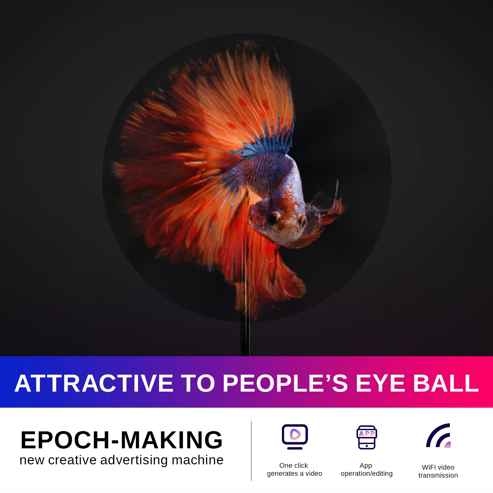 3X3 Outdoor 3D Holographic Display Projector by Faryuan