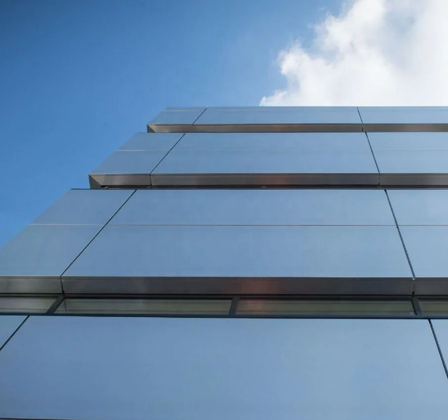 Aluminum Exterior Cladding Silver grey color For building External ...