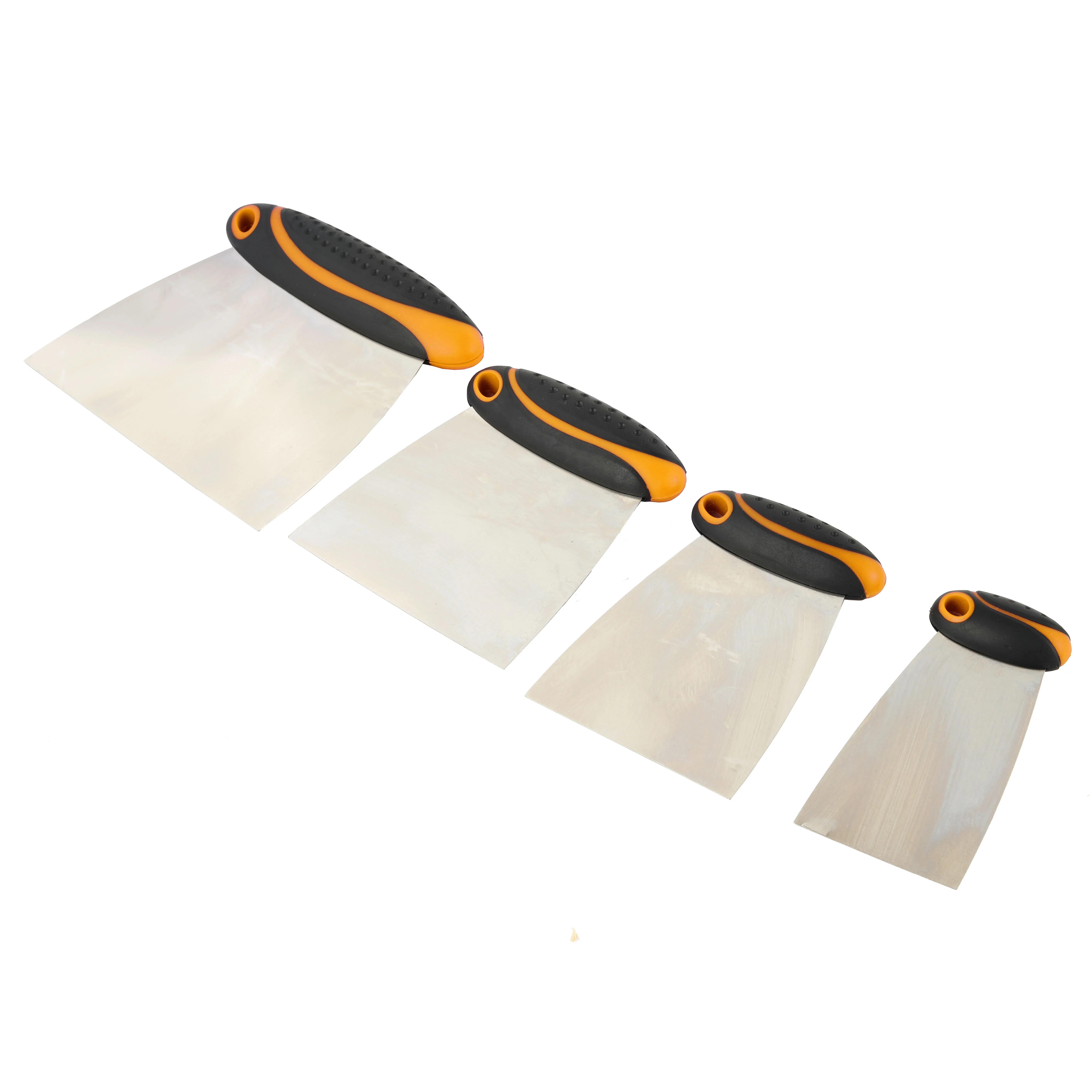 4PC Stainless Steel Scraper Set for Drywall & Painting