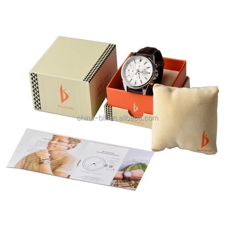 Customized Logo Men Woman Watch Set Packaging Box With Pillow Luxury ...