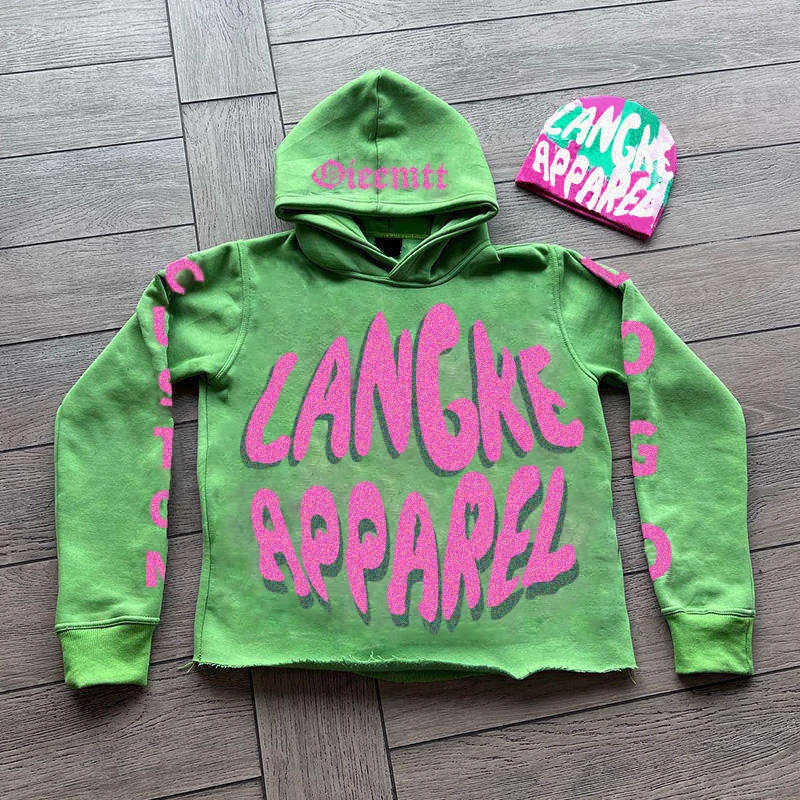 Heavyweight French Terry Crop Top Mens Puff Print Stacked Custom Flared ...