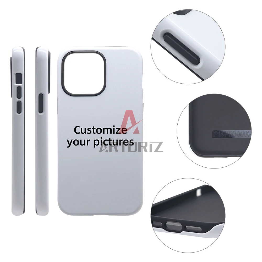 PC+TPU 2 in 1 Blank Sublimation Case - Shockproof & Stylish