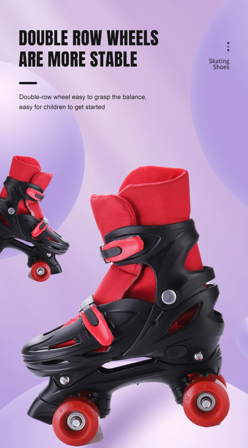 Single Flash Pvc Roller Skates With Wheel Skate Shoes For Roller Sports ...