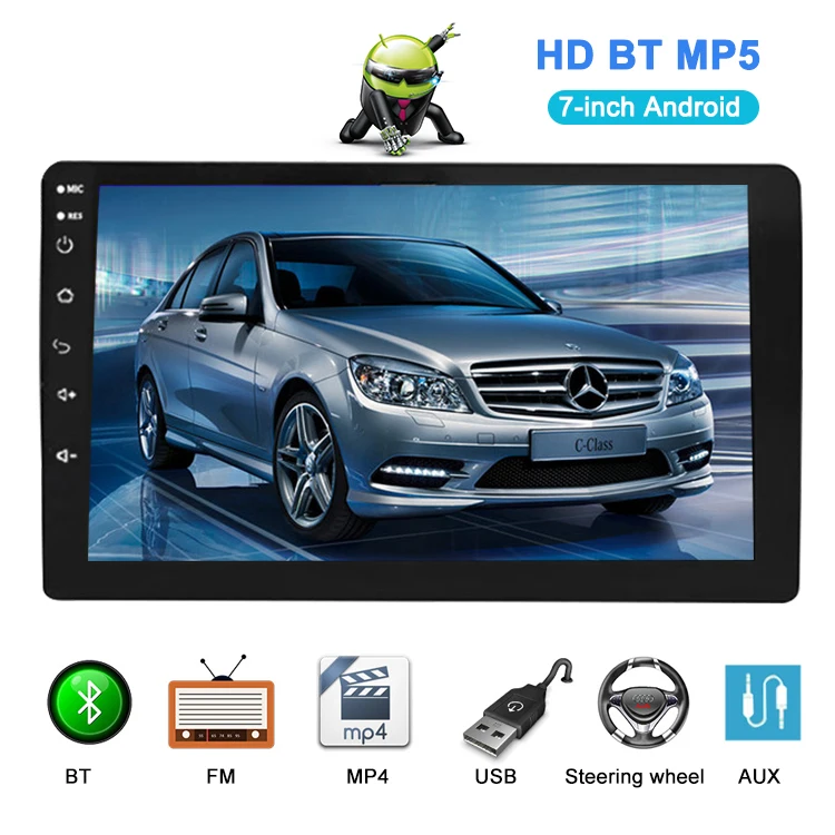 1din 7inch Android Navigation Car Monitor - Universal Fit