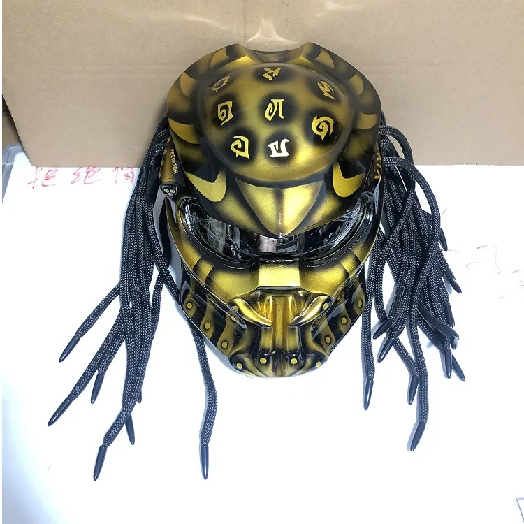 Blood Warrior Helmet - Cool Harley Retro Motorcycle Full Face Helmet ...