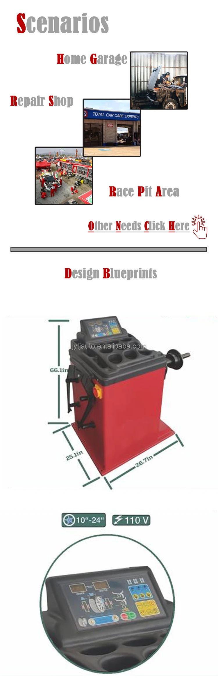 Digital 3D Truck Wheel Balancing Machine with Touch Screen Pickup ...