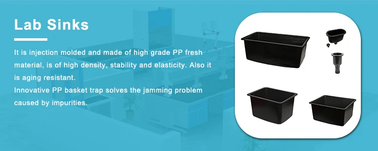 Plastic Acid and Alkali Proof PP Sink - Laboratory Furniture