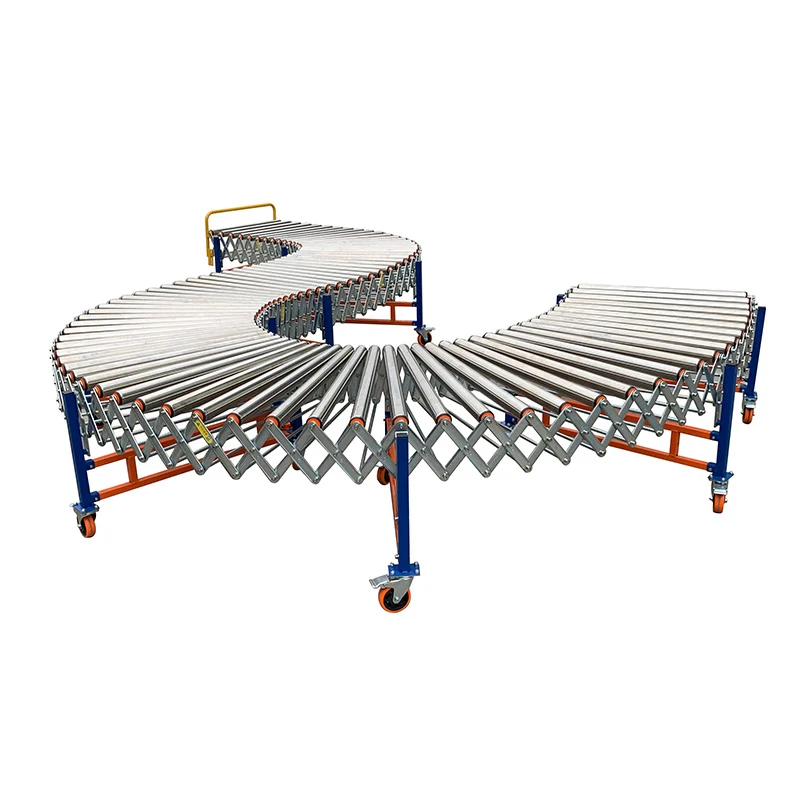 35 Degree Conveyor Roller Frame Powered Retractable Flexible Small ...
