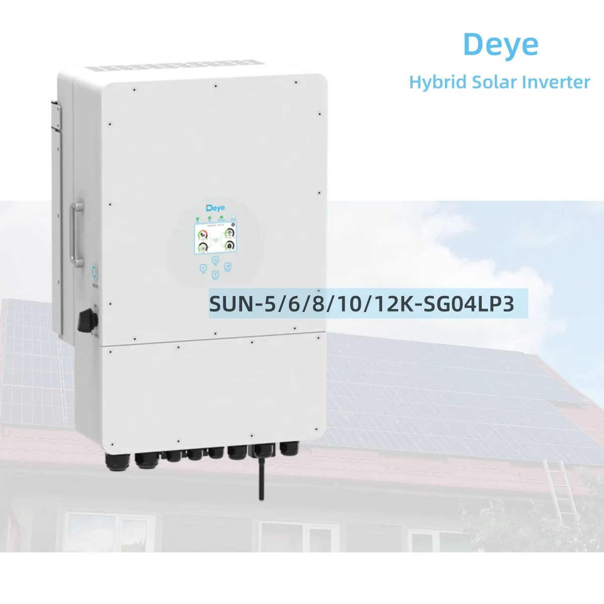 Deye Ibrido Trifase 12kw Three Phase -2 Mppt - Hybrid 3 Phasen Eu 12kw 10kw Inverter 48v With ...