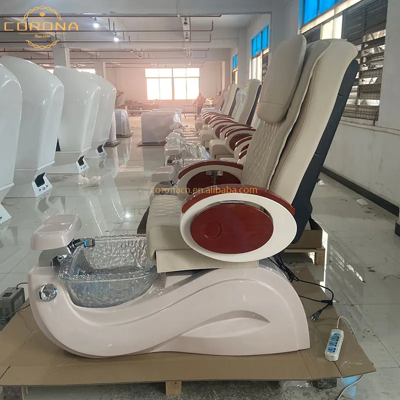 Custom Color Modern Luxury Beauty Nail Salon Furniture No Plumbing Foot ...