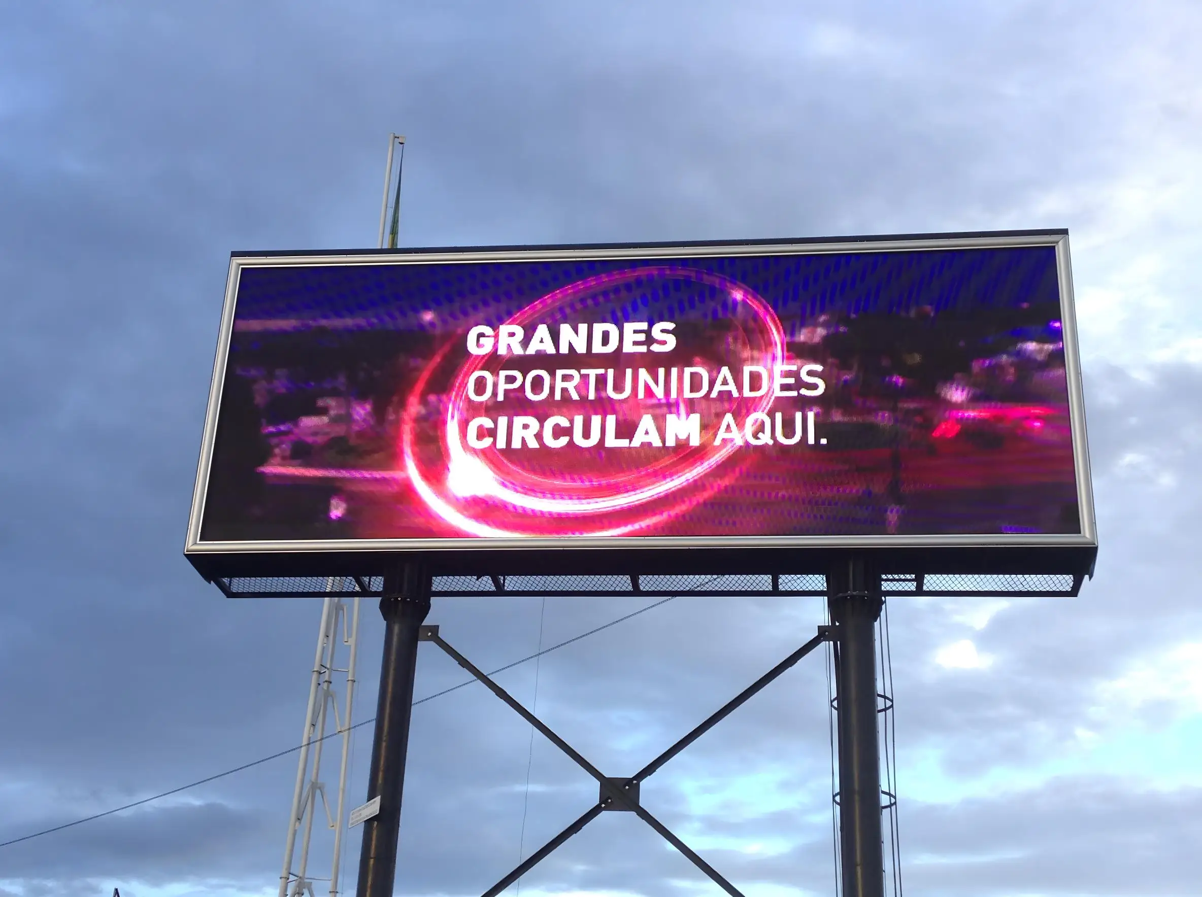 Ip65 Outdoor Fixed Led Display Billboard Sign Board Signage Full Color ...