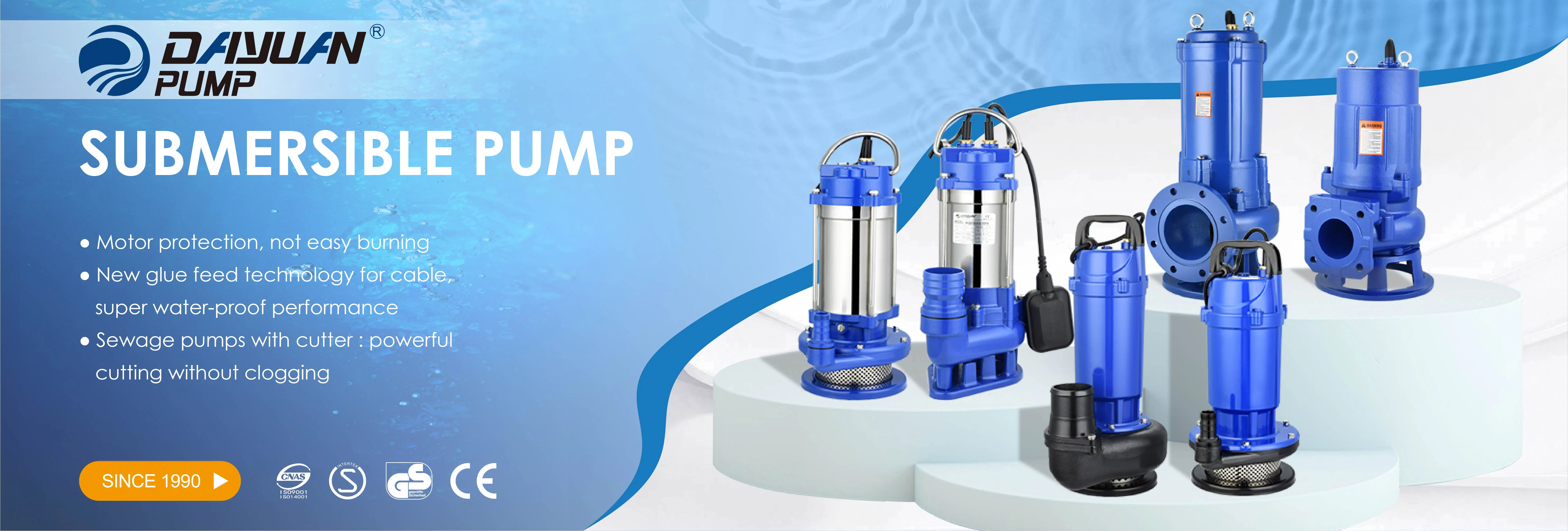 DAYUAN QDX-FA Submersible Pump Electric Water Pump Electric Pond Water ...