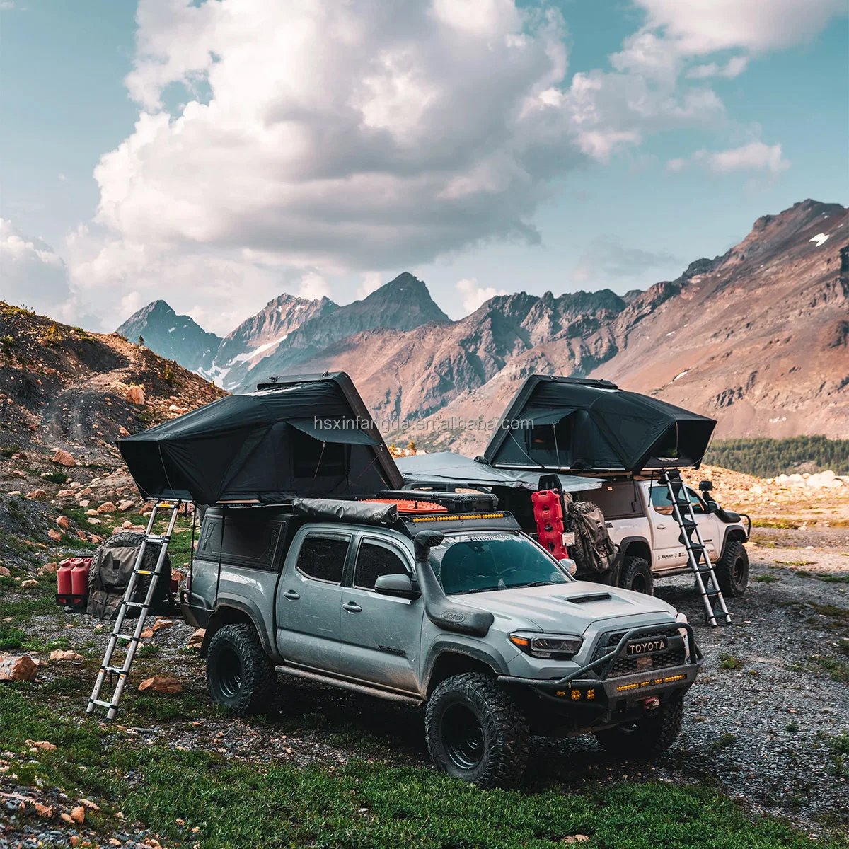 High Quality For 4x4 Off-road Car Rooftop Tent Camper 4 Person Aluminum ...