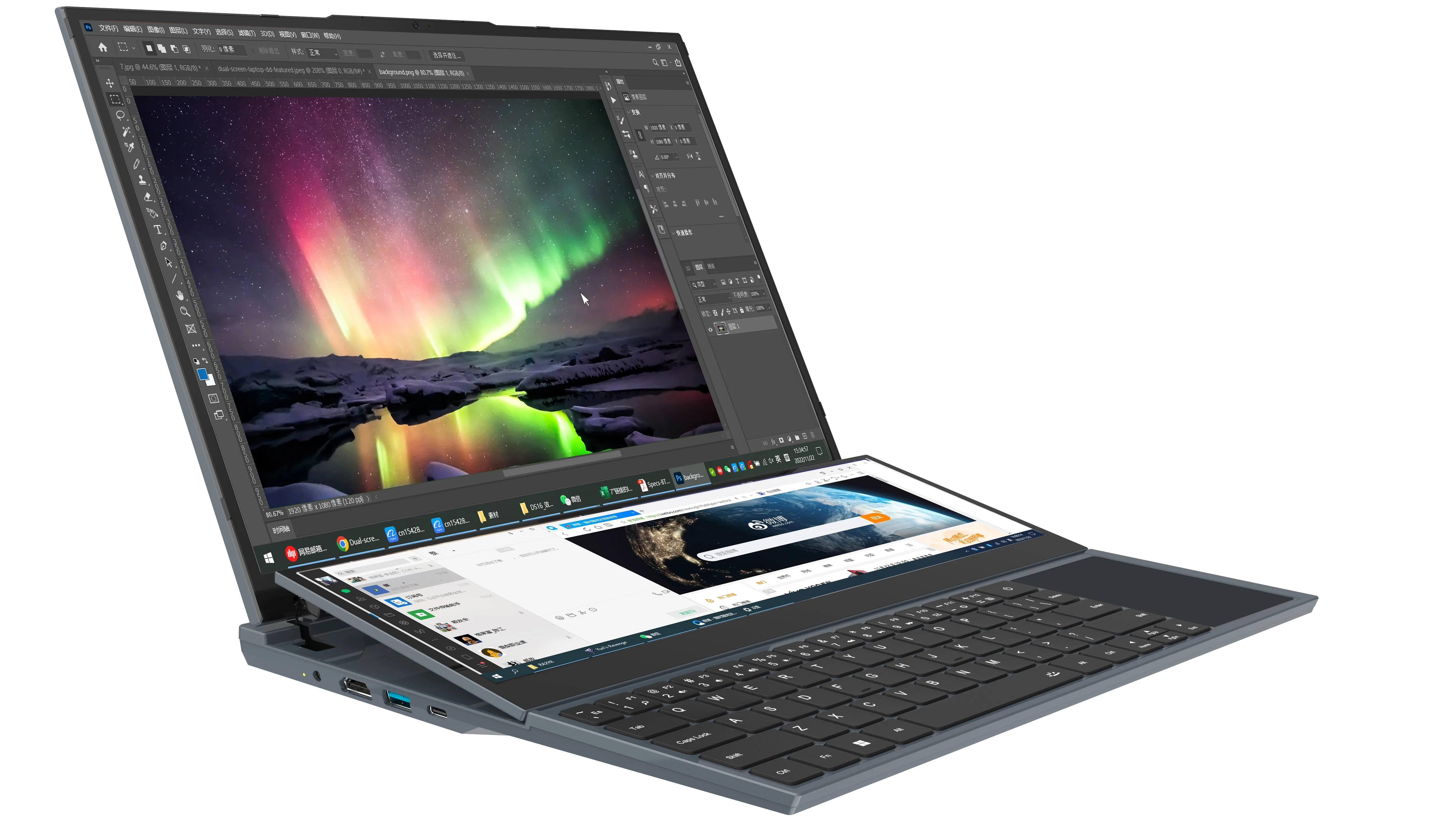 Workstation Core I7 Laptops Computer I7 10th Gen Dual Monitor Touch ...