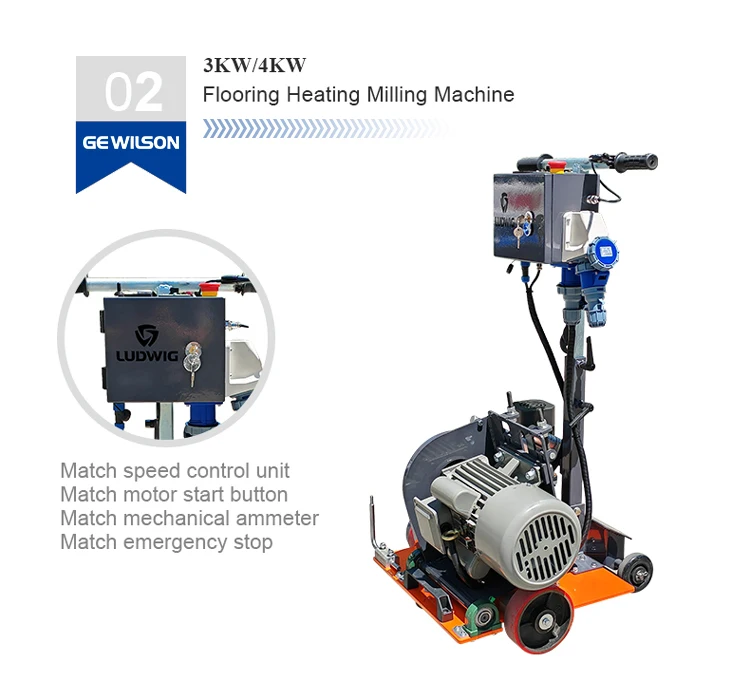 Floor Heat Milling Machine - Efficient & Reliable GEWILSON