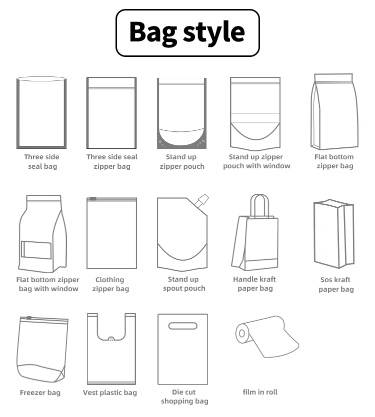 Transparent PE Bone Bags - Waterproof & Sealable Food Packaging