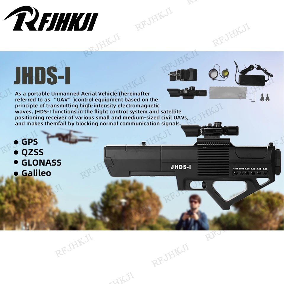 2KM DJI Autel FPV Drone signal Detector 2.4G 5.8Ghz Frequency with ...