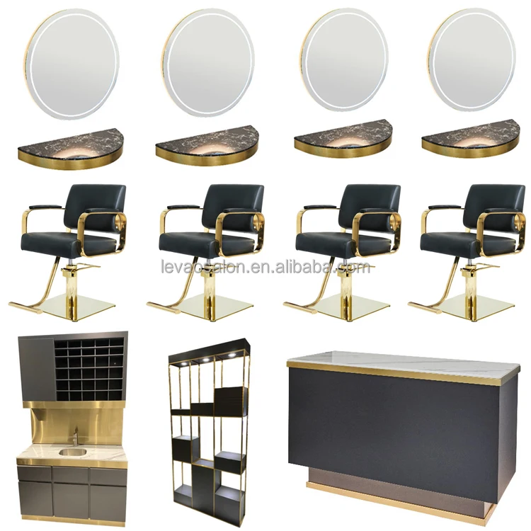 Hair Salon Furniture Set Green Chair Salon Styling Chair - Buy Styling ...