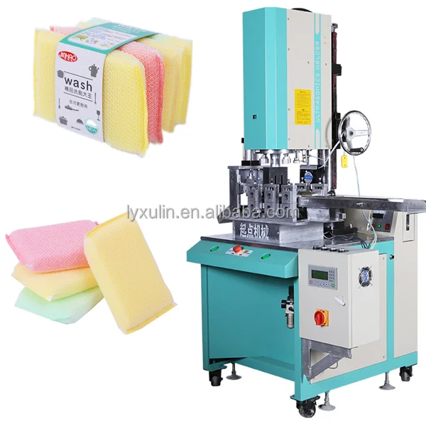 Wire Inside Fabric Weaving Machine Scrub Cloth Steel Wire Mesh Scourer ...