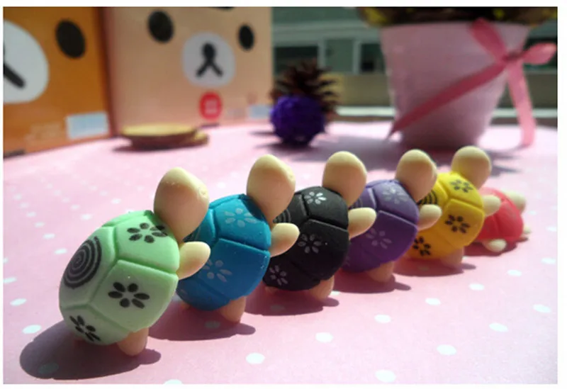 Free Ship Fba Sending Turtle Shaped Pencil Eraser For Kids Students ...