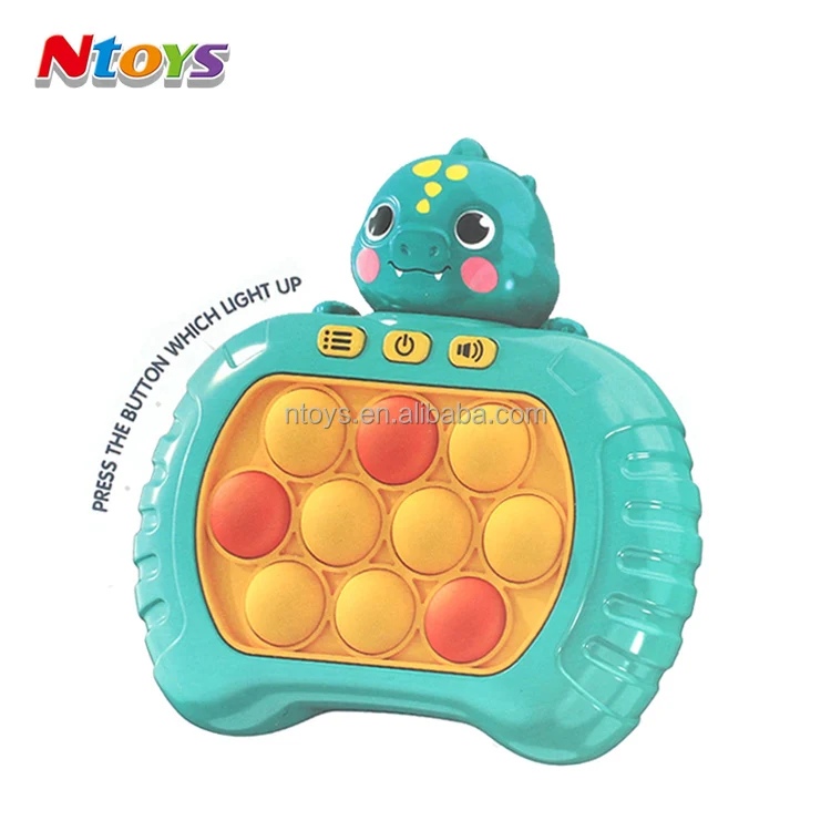 Push Bubble Fidget Game Kids Toy Dinosaur Quick Push Game Console - Buy ...