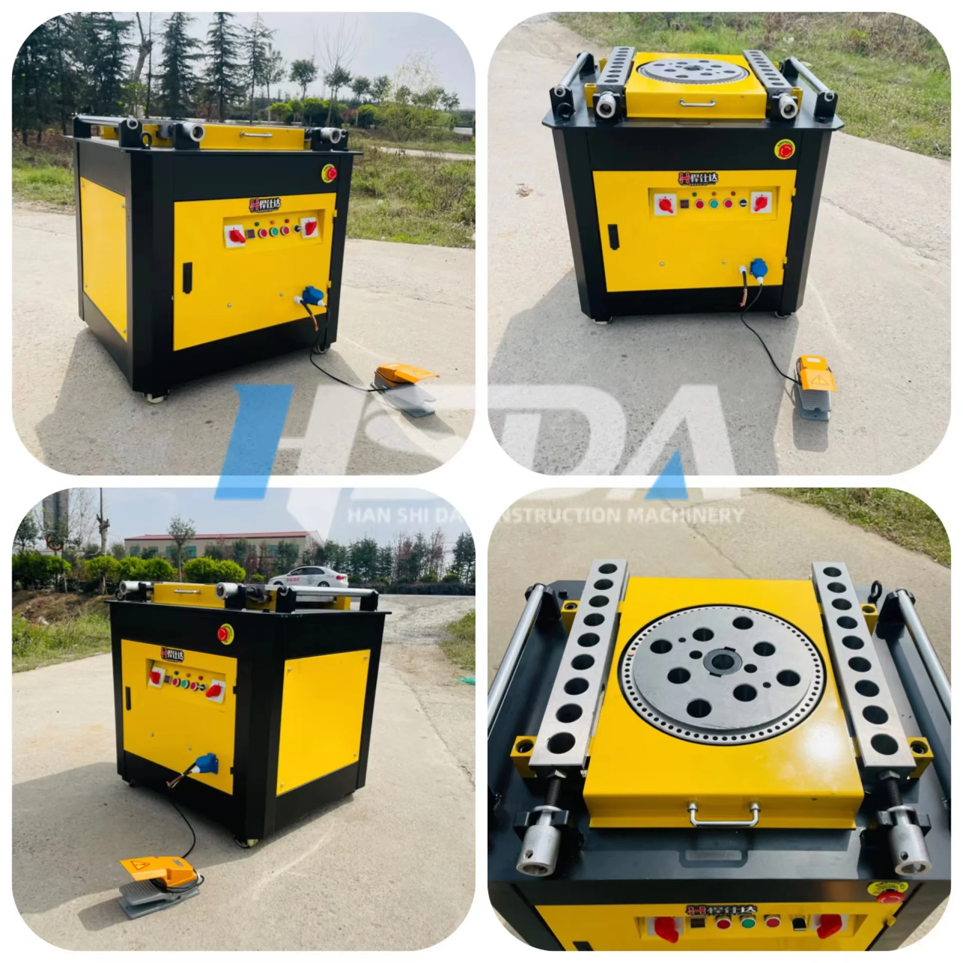 Rebar Bender Wrought Iron Spiral Reinforcing Steel bar Bending Machine ...