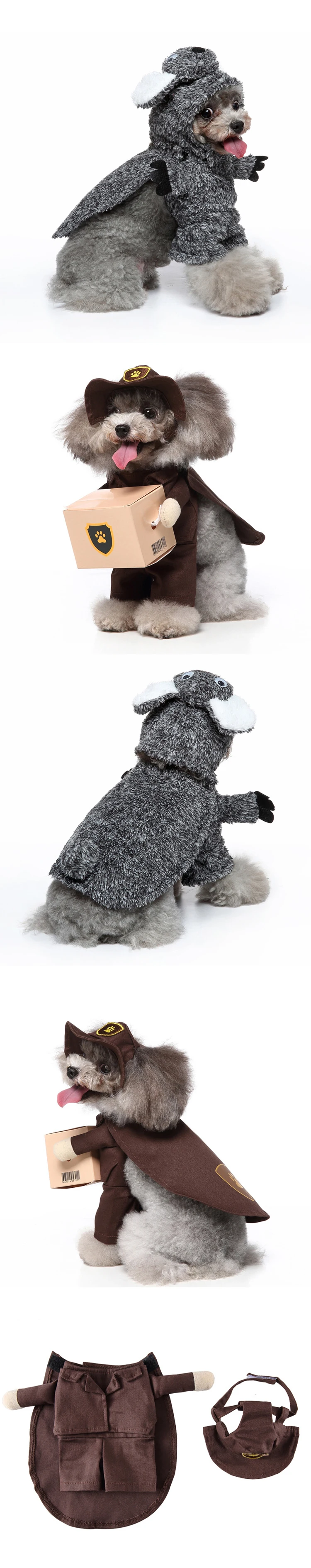 Pet Costume Clothes Pet Cosplay Prop Halloween Funny Cute Dog Cosplay ...