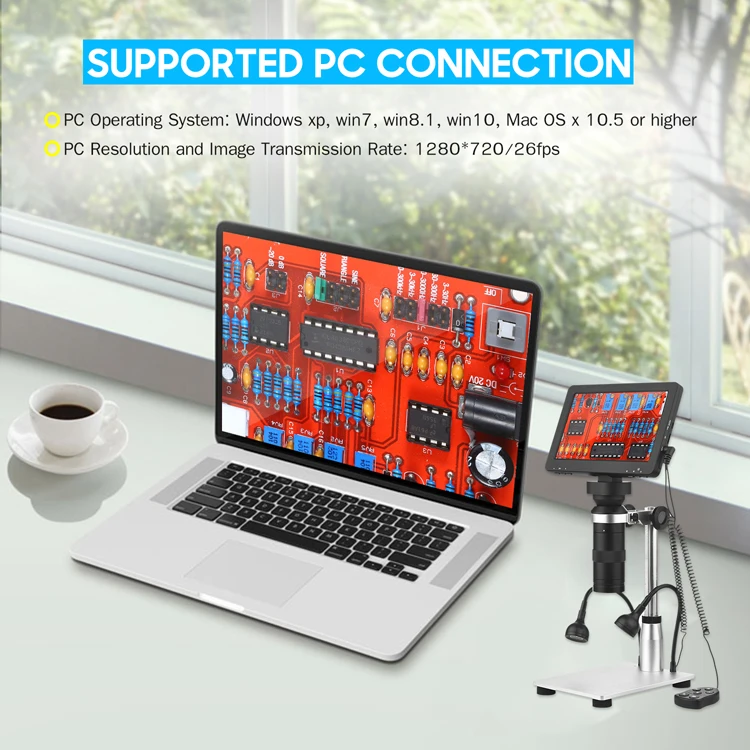 1200X 1080FHD Soldering Phone Repair 7inch LCD Screen Auxiliary Led ...