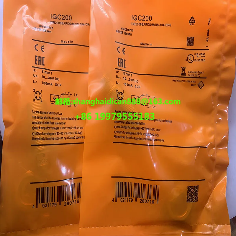 New Proximity Switch Sensor Igc201 Igc202 Igc207 Igc209 Igs208 ...