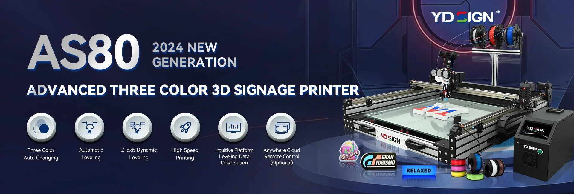 Large Scale 3D Sign Printer 3D Letter Illuminated Signage Printer ...