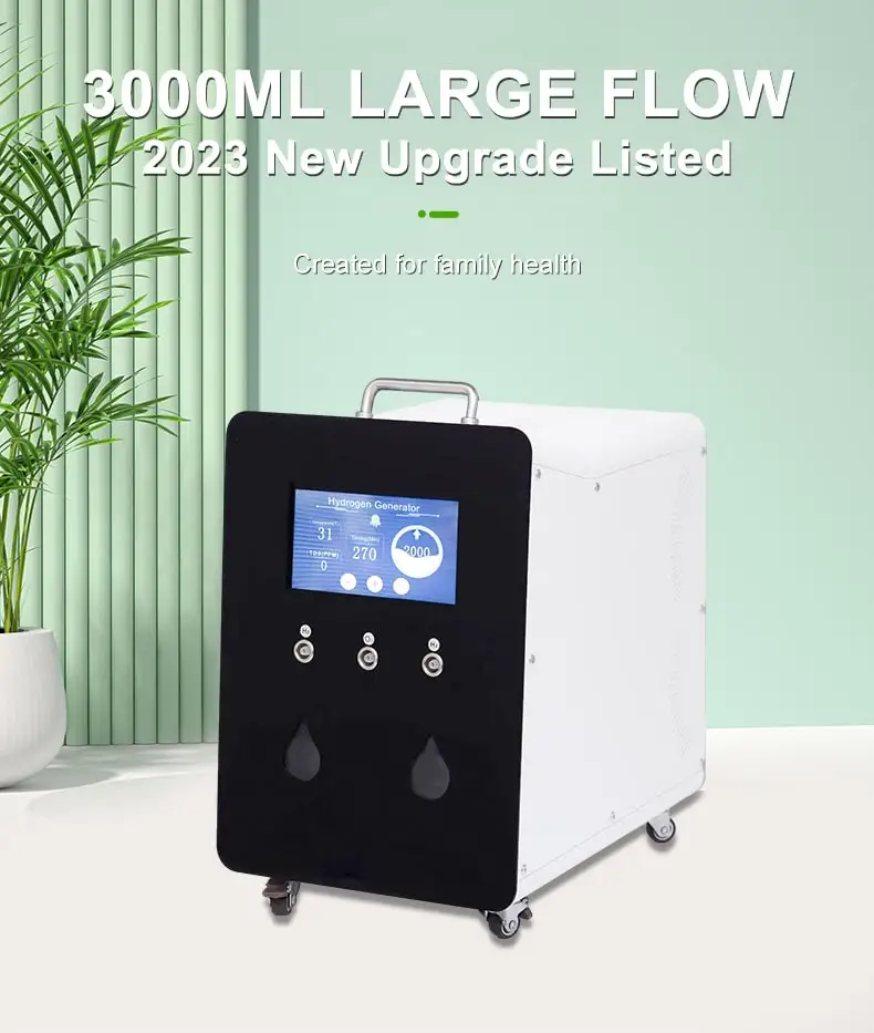 Spe Pem 1000ml 1500ml 2000ml 3000ml Brown Gas Hydrogen Water Inhaler Hydrogen Inhalation Machine ...