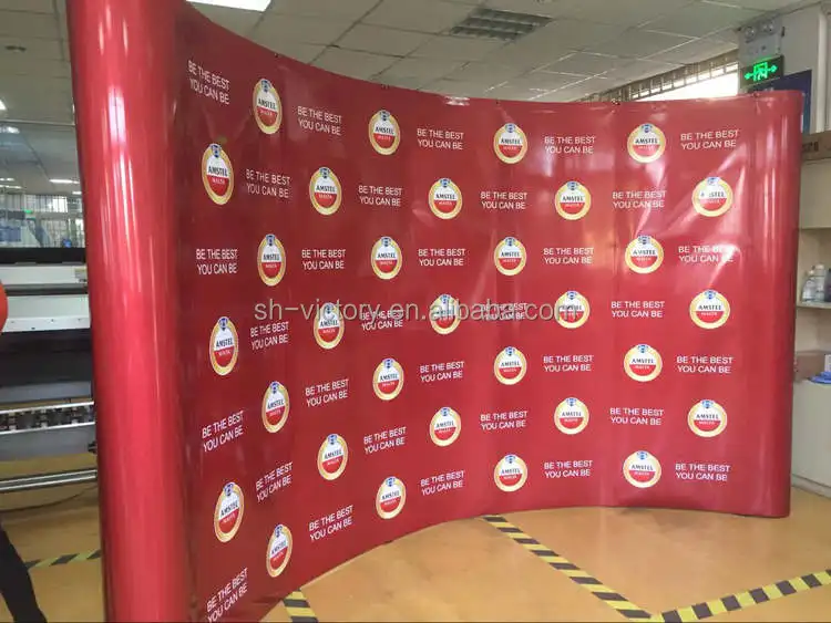 3x3 3x4 Exhibition Backdrop Trade Show Roll Pull Up Pop Up Display ...