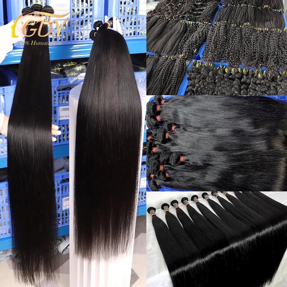 Wholesale Milk Brazilian Raw Virgin Human Hair Bundles Vendors Silky ...