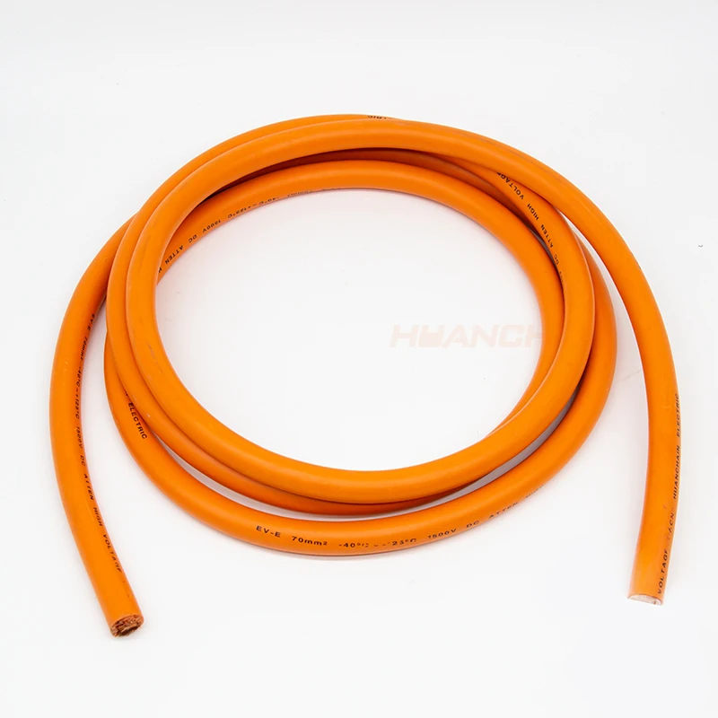 New Energy Automotive EV Charging Cable 25mm2 35mm2 50mm2 70mm2 Orange ...