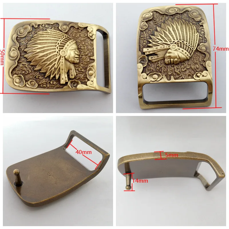 Factory Wholesale Inner Width 40mm Customized Solid Brass Blank logo ...