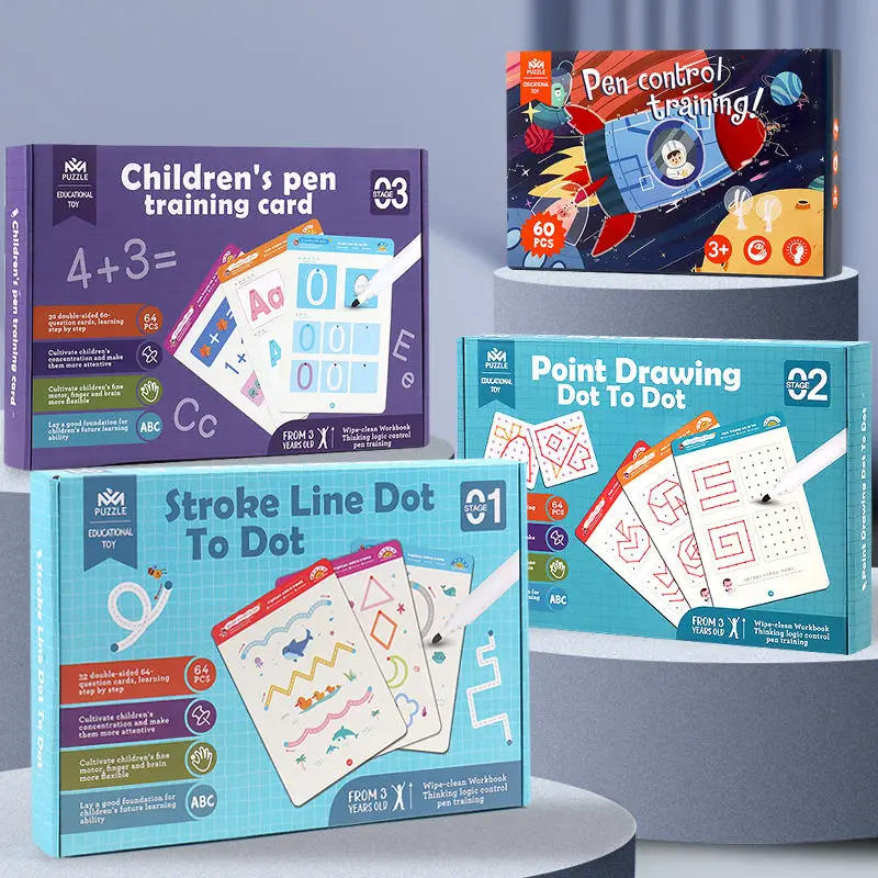 CPC Preschool Pen Control Training - Alphabet Erasable Paper