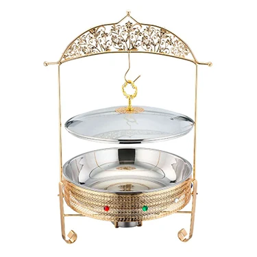 Gold Chaffing Dishes Luxury Food Warmer Set Hotel Buffet Catering ...