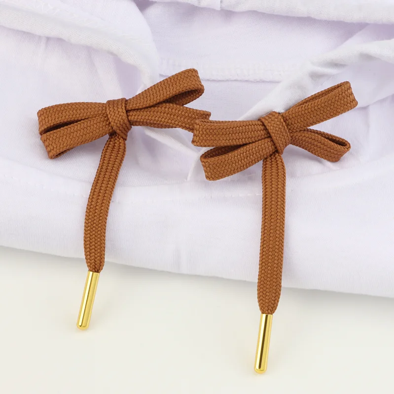 Custom Printed Drawcord Hoodie String Flat Drawstring 12mm Width Cotton ...