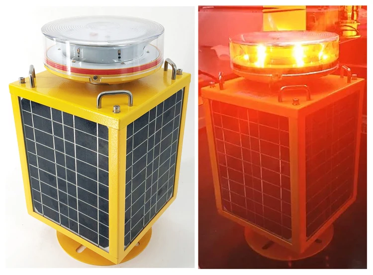 Transmission Line Marking Warning Light Solar Obstruction Lamp Low ...