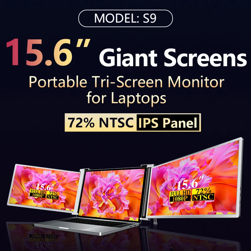 Alibaba.com: 15.6-inch curved HDR portable monitor with 60Hz refresh ...
