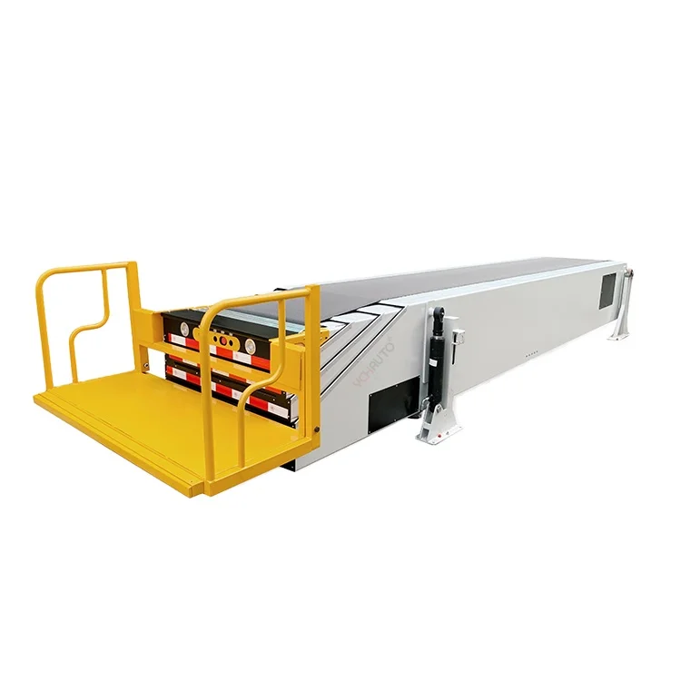 Professional Conveyors Satisfactory Adjustable Height For Truck Loading ...