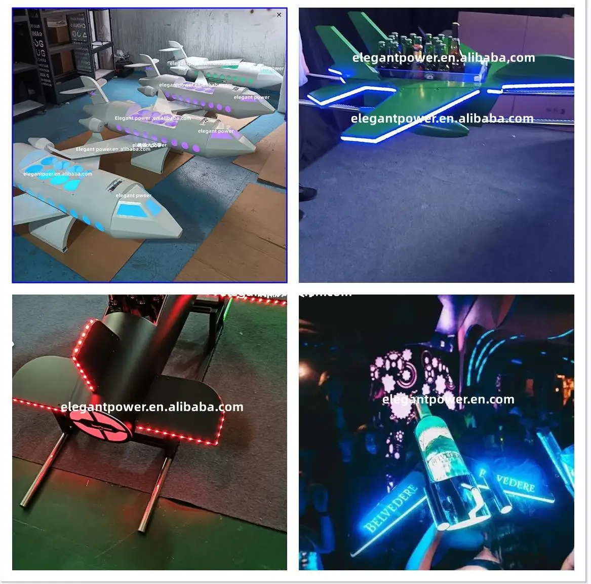 Customized LOGO LED Letters Board VIP Display Glorifier LED Marquee ...