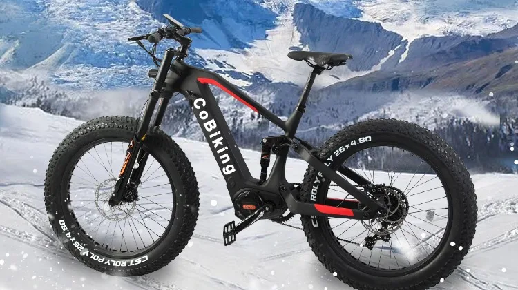 11 Speed Skuter Elektryczny Fat Tire Mountain 50 Mph Ebike Full ...