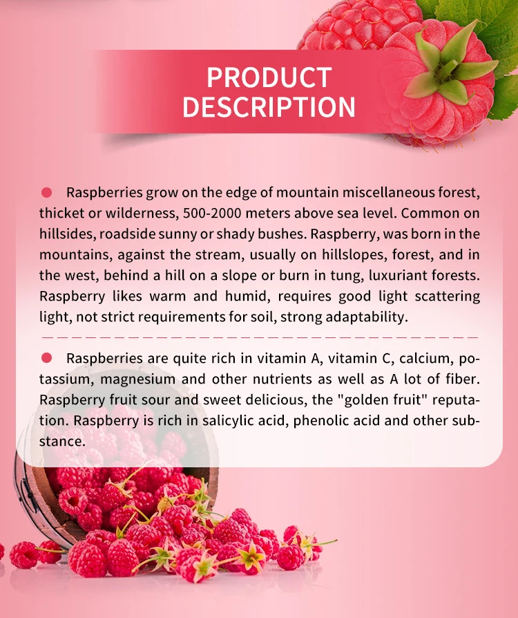 Organic Raspberry Powder Extract Powder Raspberry Anthocyanins - Buy ...