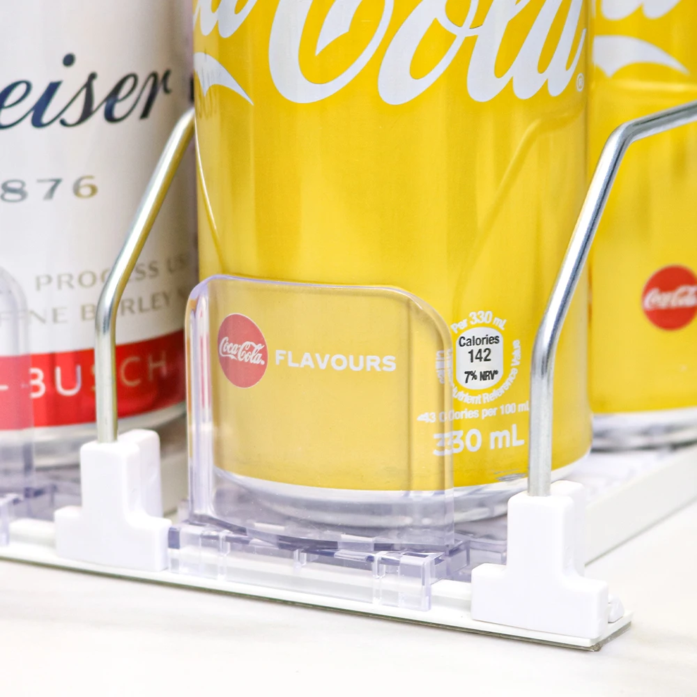 Optimize Your Fridge Space with Automatic Pusher Glide Drink Dispenser