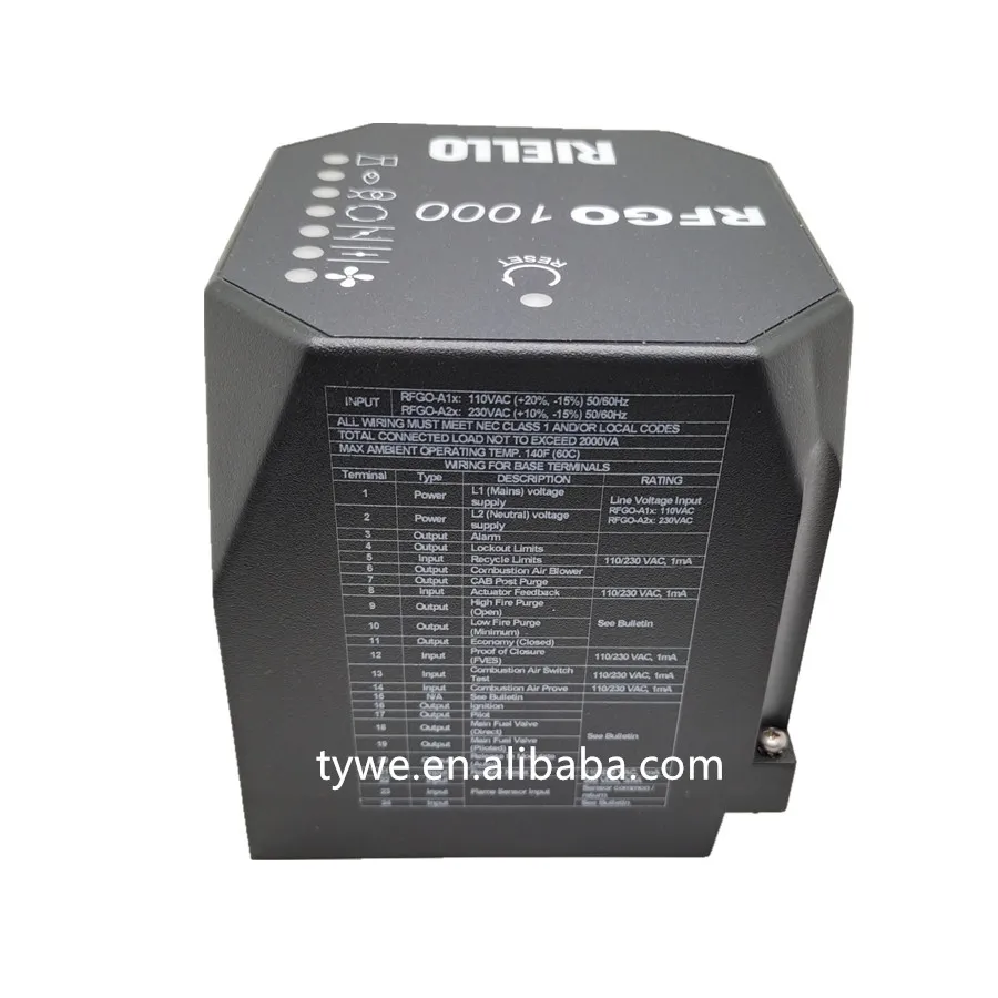 Riello Control Box Rfgo1000 Burner Controller Us Original For Uv Flame ...