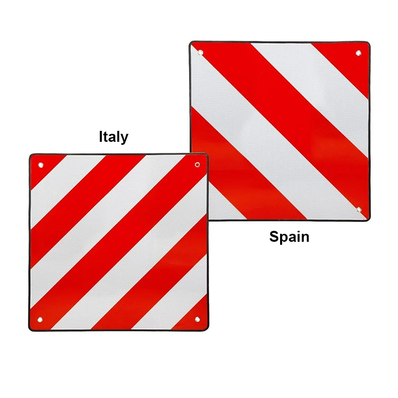 50x50cm 2 in 1 Reflective Marking Sign for Vehicle Safety